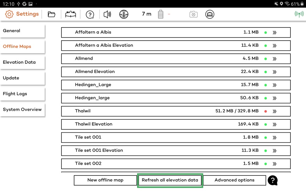 Download maps for offline use